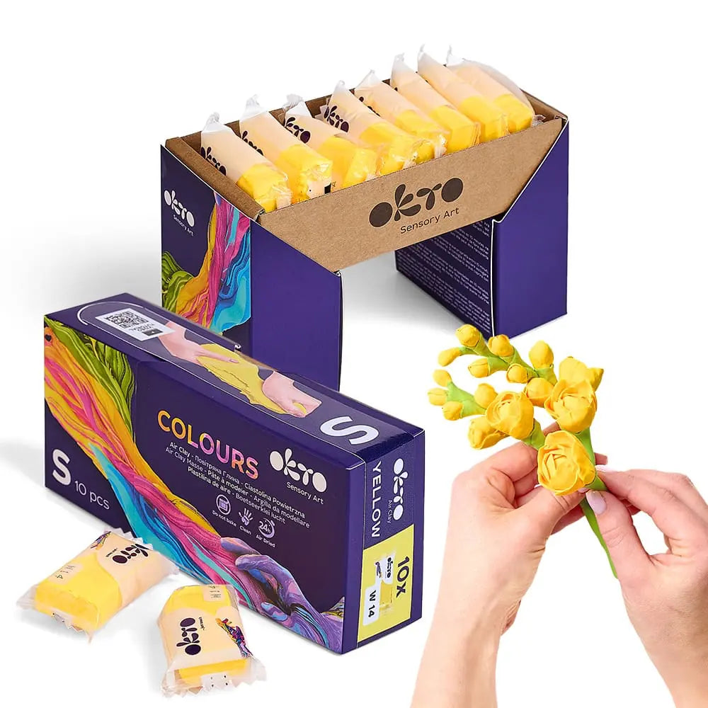 COLOURS S. Air clay compound W14 Yellow – OKTO Clay